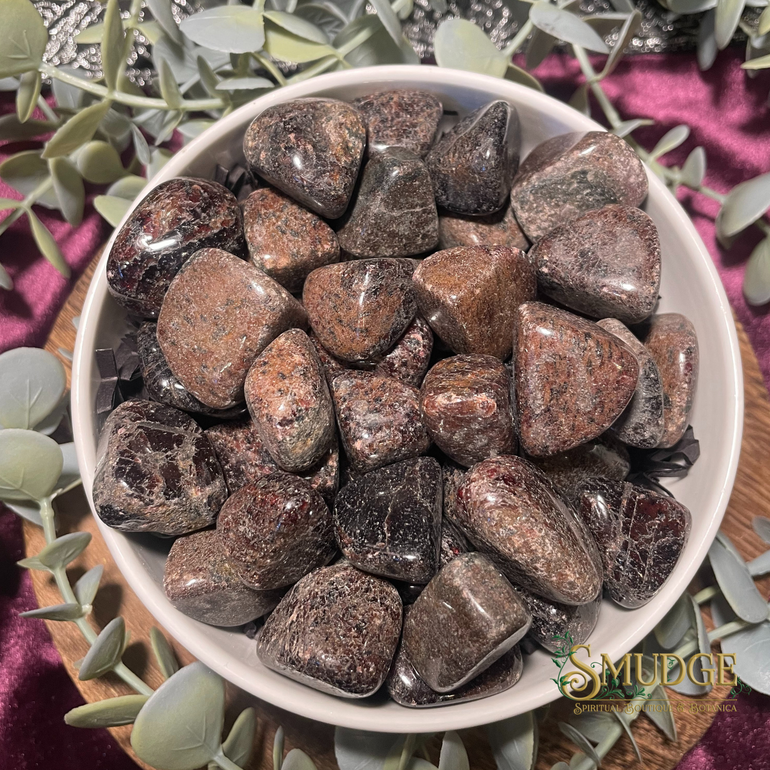 Garnet Tumbled Large – Smudge Metaphysical Spiritual Boutique
