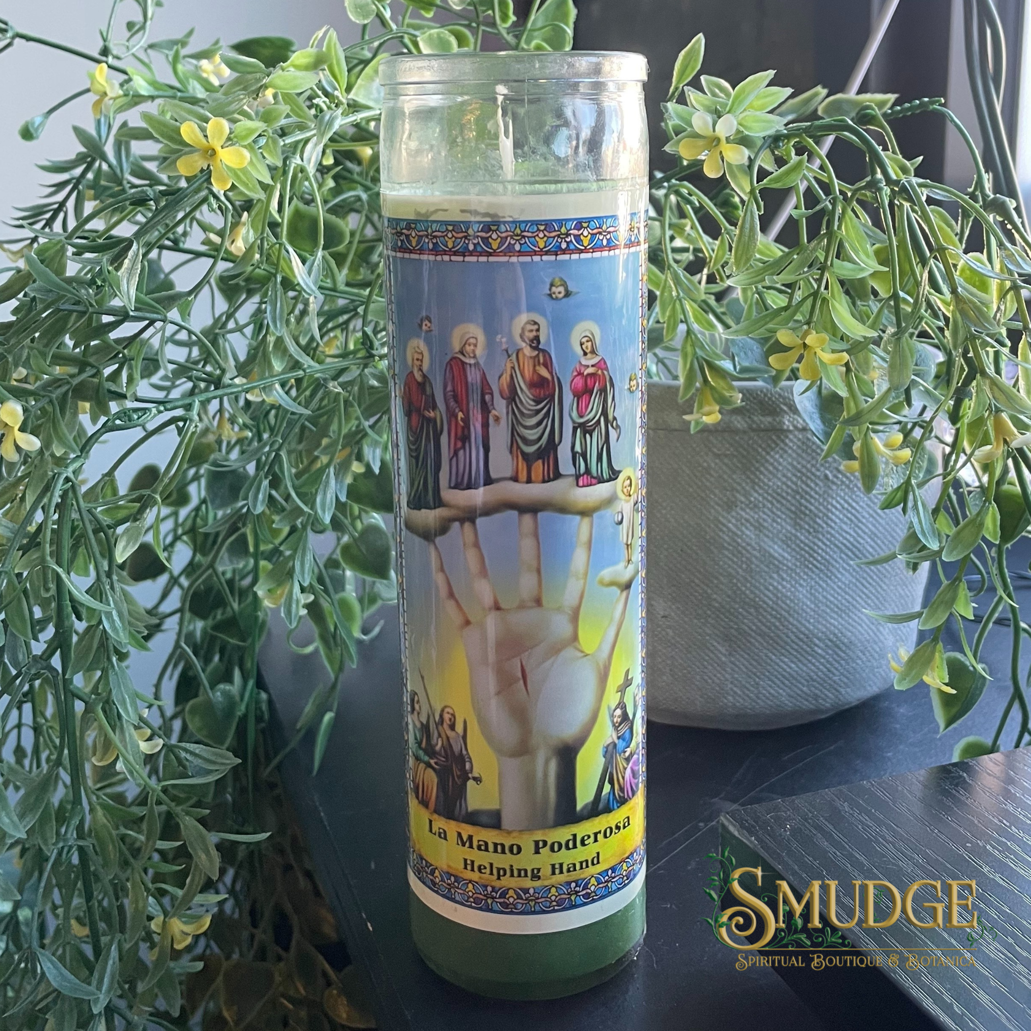 Powerful Helping Hand Prayer green 7 Day Candle – Smudge Metaphysical ...