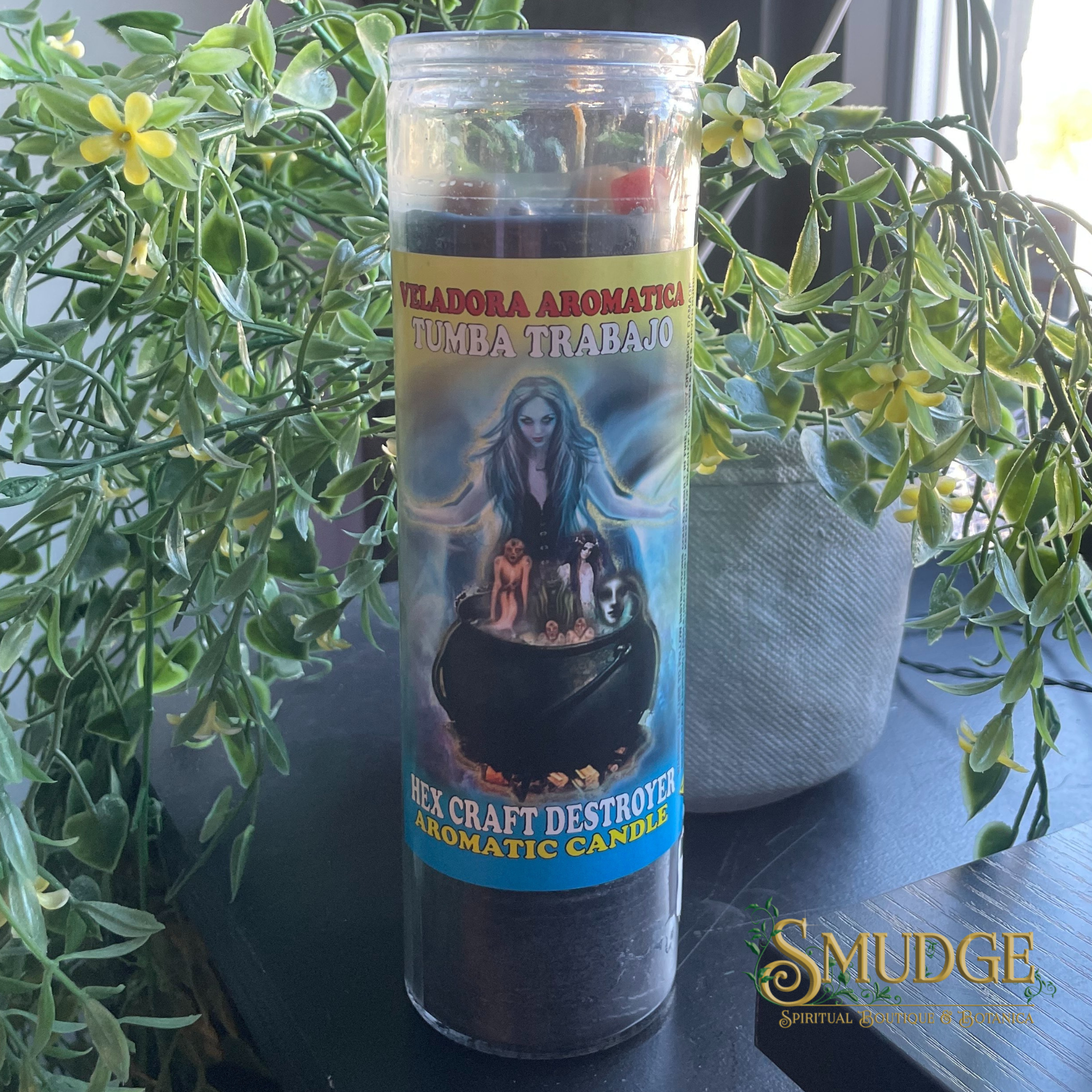 Hex Craft Destroyer Black Veladora Aromatica 7 day candle – Smudge ...