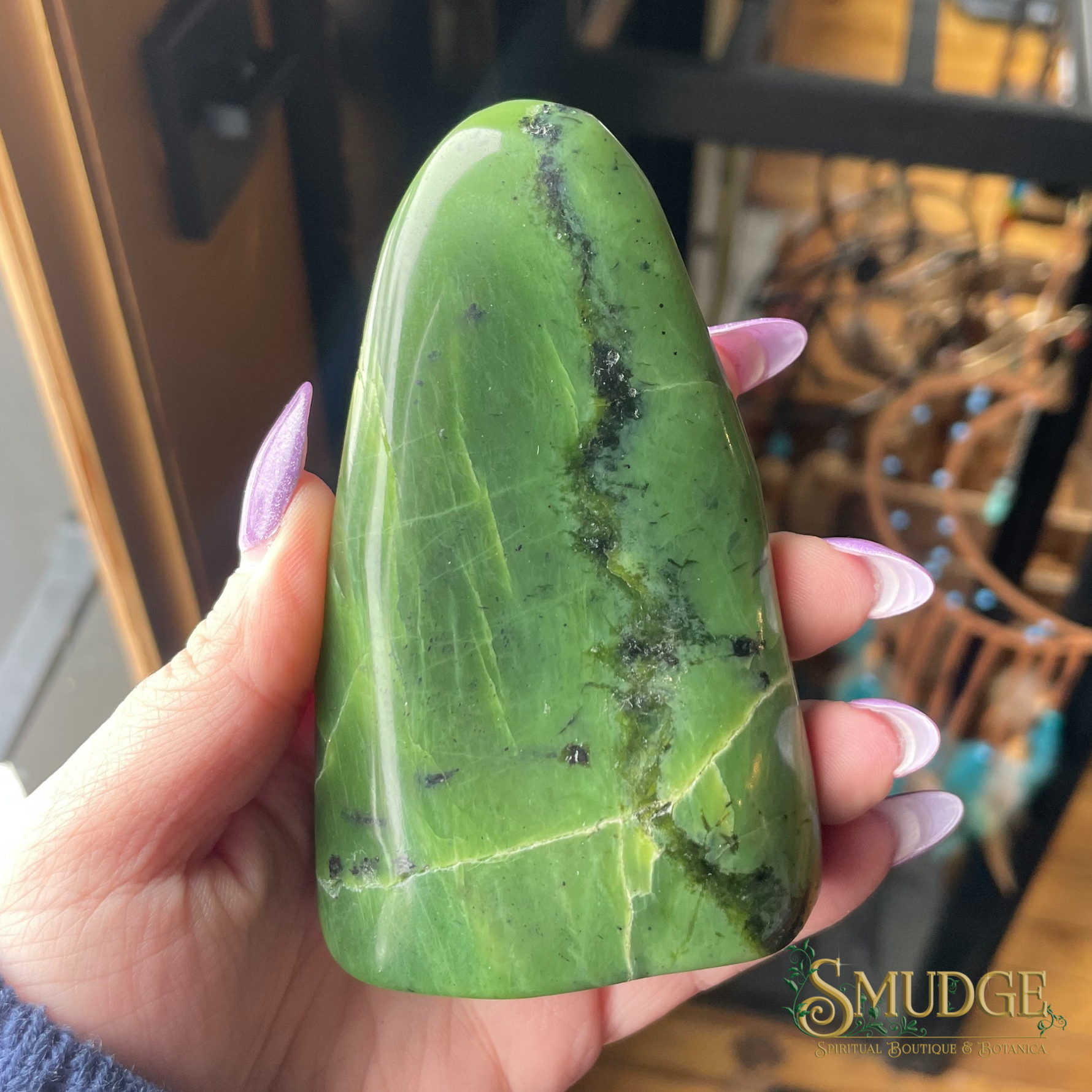 Jade Nephrite Free Form (medium) – Smudge Metaphysical Spiritual Boutique