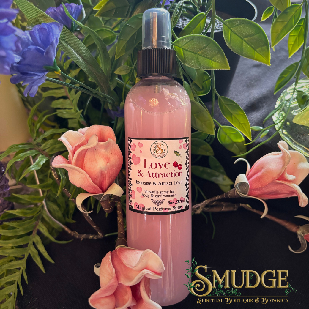 Love & Attraction Spray 8 oz – Smudge Metaphysical Spiritual Boutique