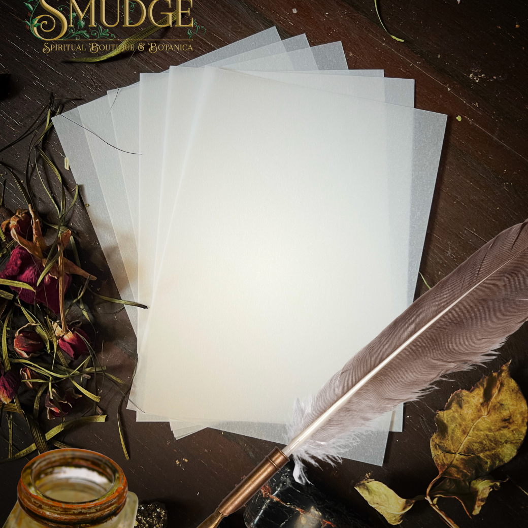 Natural Translucent Vellum Paper – Smudge Metaphysical Spiritual Boutique
